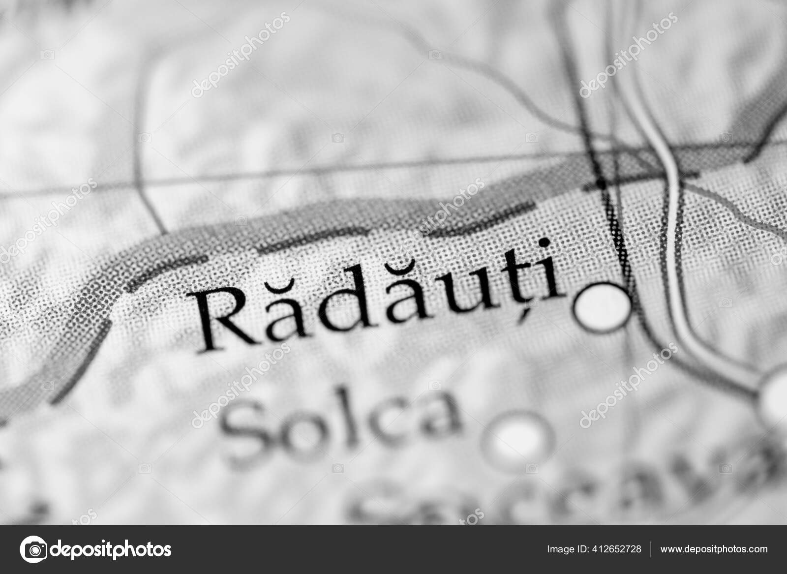 Radauti Romania Map Close Stock Photo by ©aliceinwonderland2020 412652728