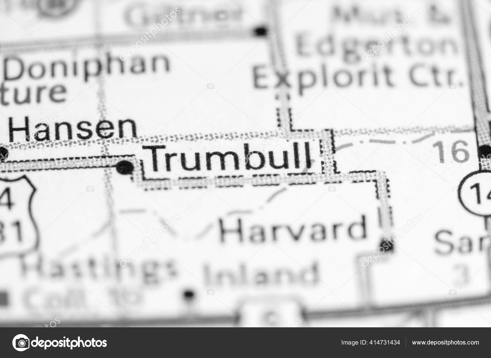 Trumbull Nebraska Usa Map Stock Photo by ©aliceinwonderland2020 414731434