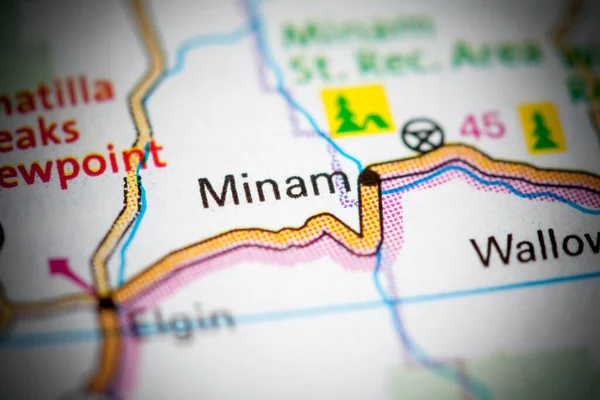 Wallowa Oregon Usa Map Stock Photo by ©aliceinwonderland2020 414738214