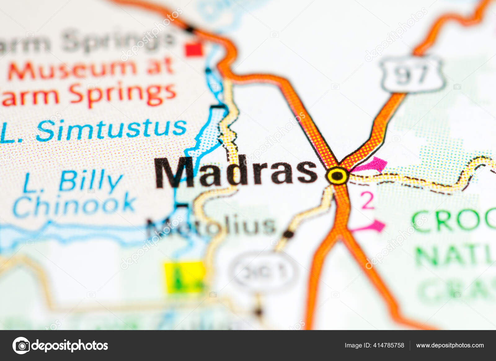Madras Map