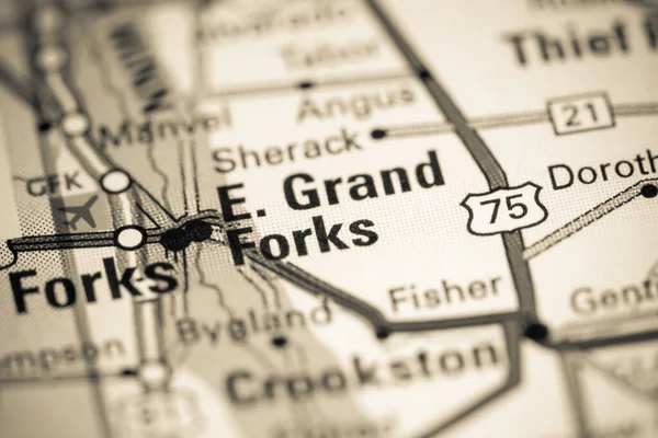 Grandforks Canada Map