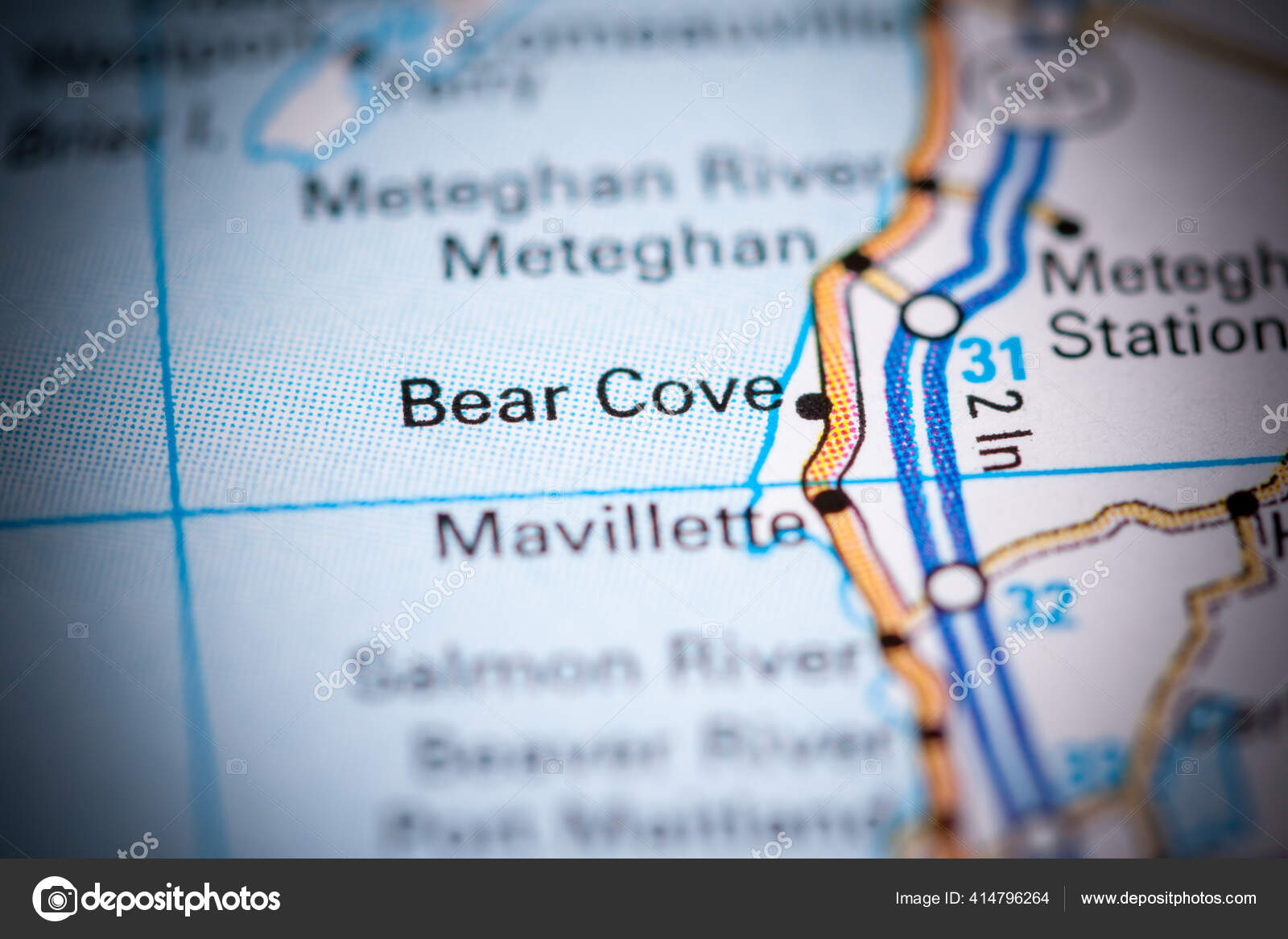 Bear Cove Canadá Mapa: fotografía de stock © aliceinwonderland2020 ...