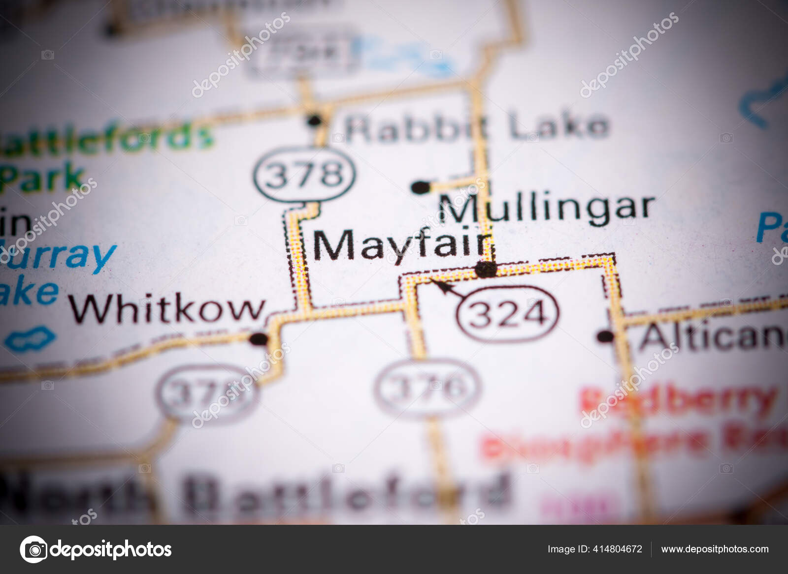 Mayfair Canada Map — Stock Photo © aliceinwonderland2020 #414804672