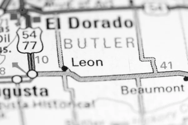 Leon Ks Map