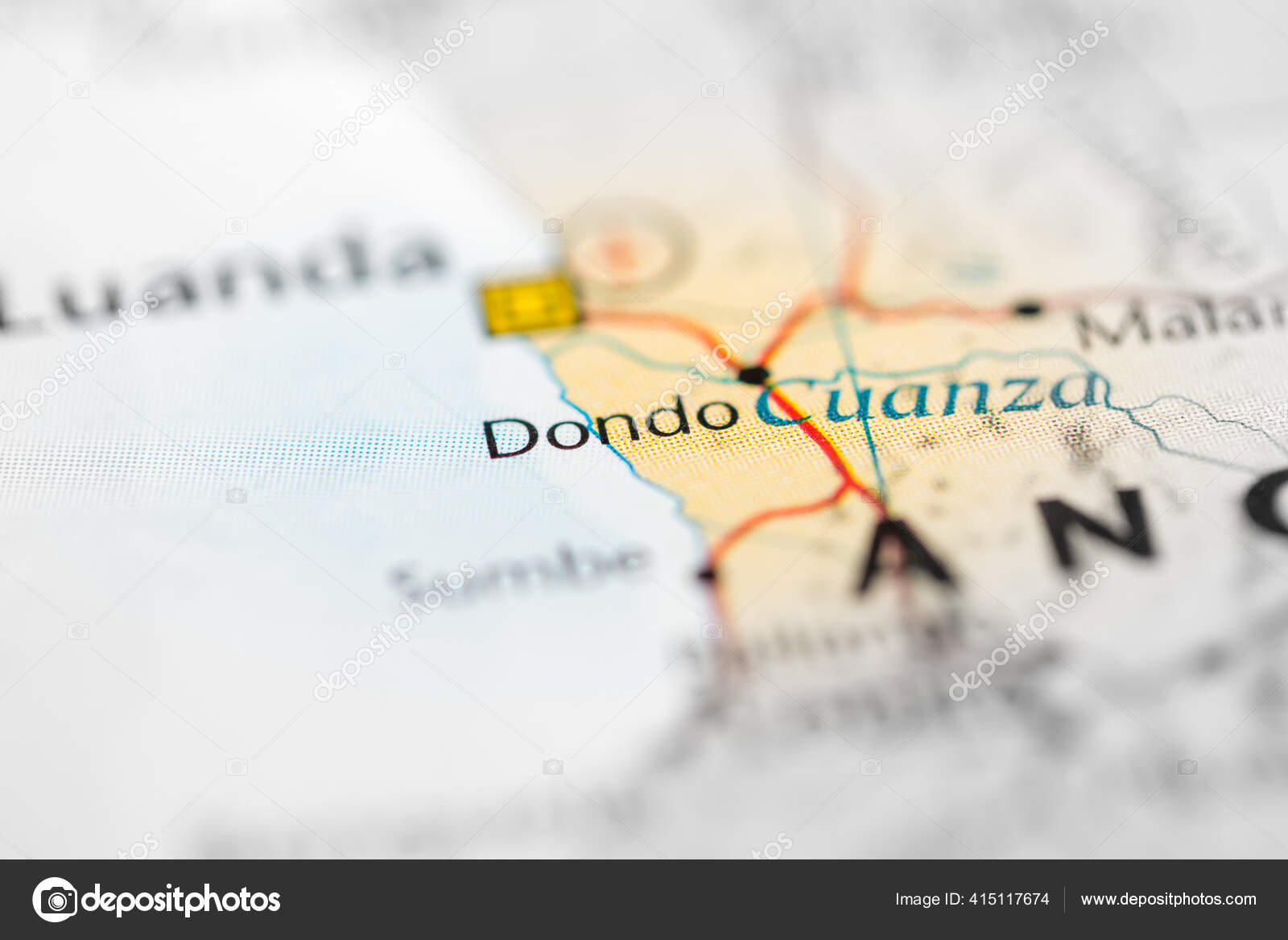 Dondo Angola Map Stock Photo by ©aliceinwonderland2020 415117674