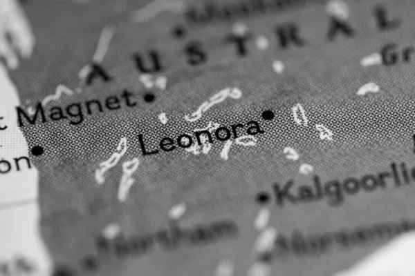 Leonora Australia Mapa — Foto de stock #460640958 © aliceinwonderland2020