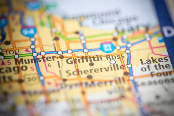 Naperville Illinois Usa Mapa: fotografía de stock ...