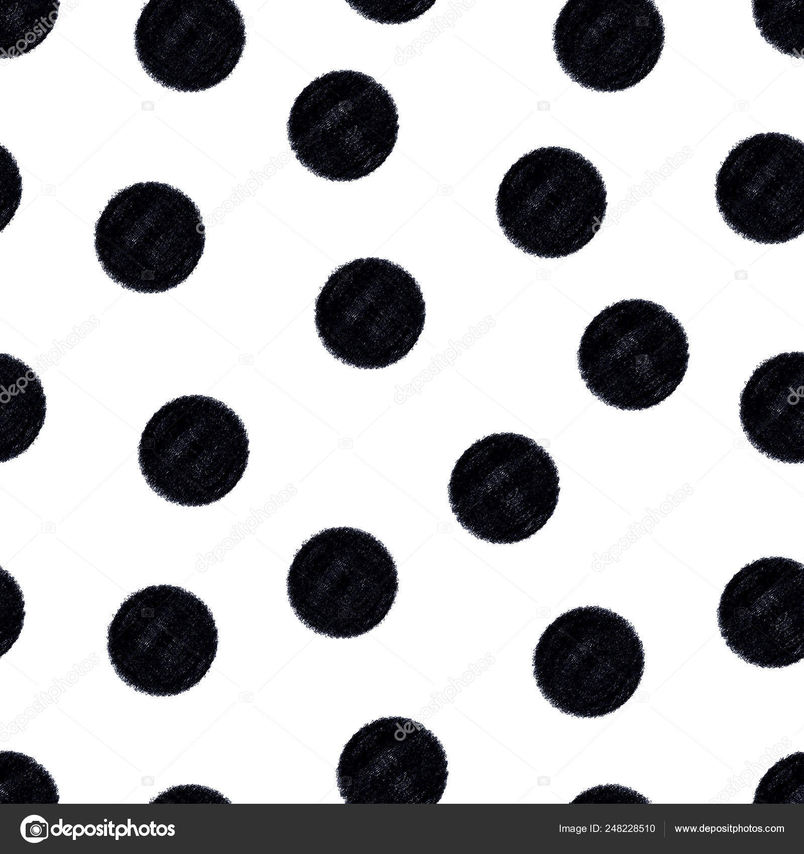 Circle Seamless Pattern Vector Illustration Stock Vector by ...