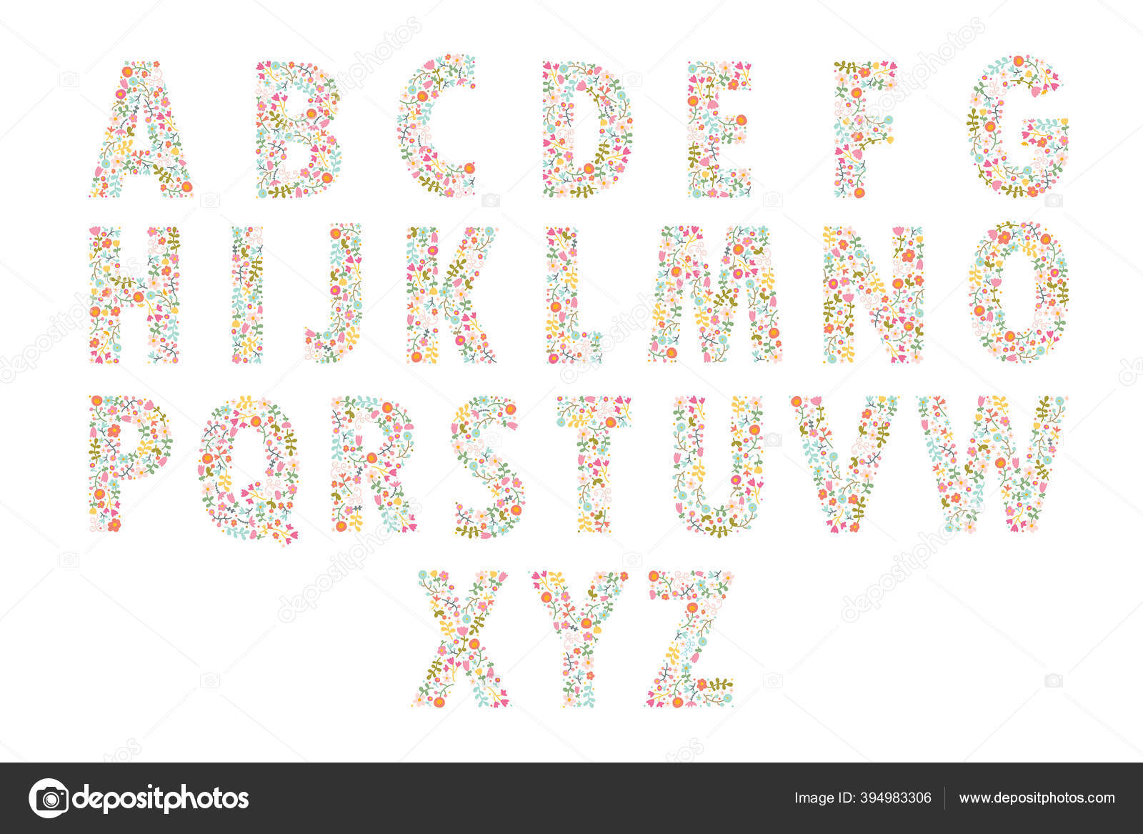 Alphabet Colorful Dots Vector Illustration Stock Vector by ©vyazovskaya ...