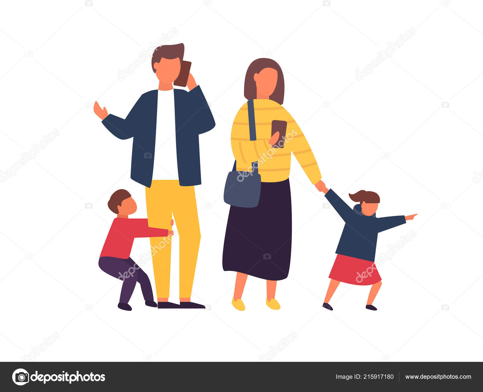 Busy Parents Clipart