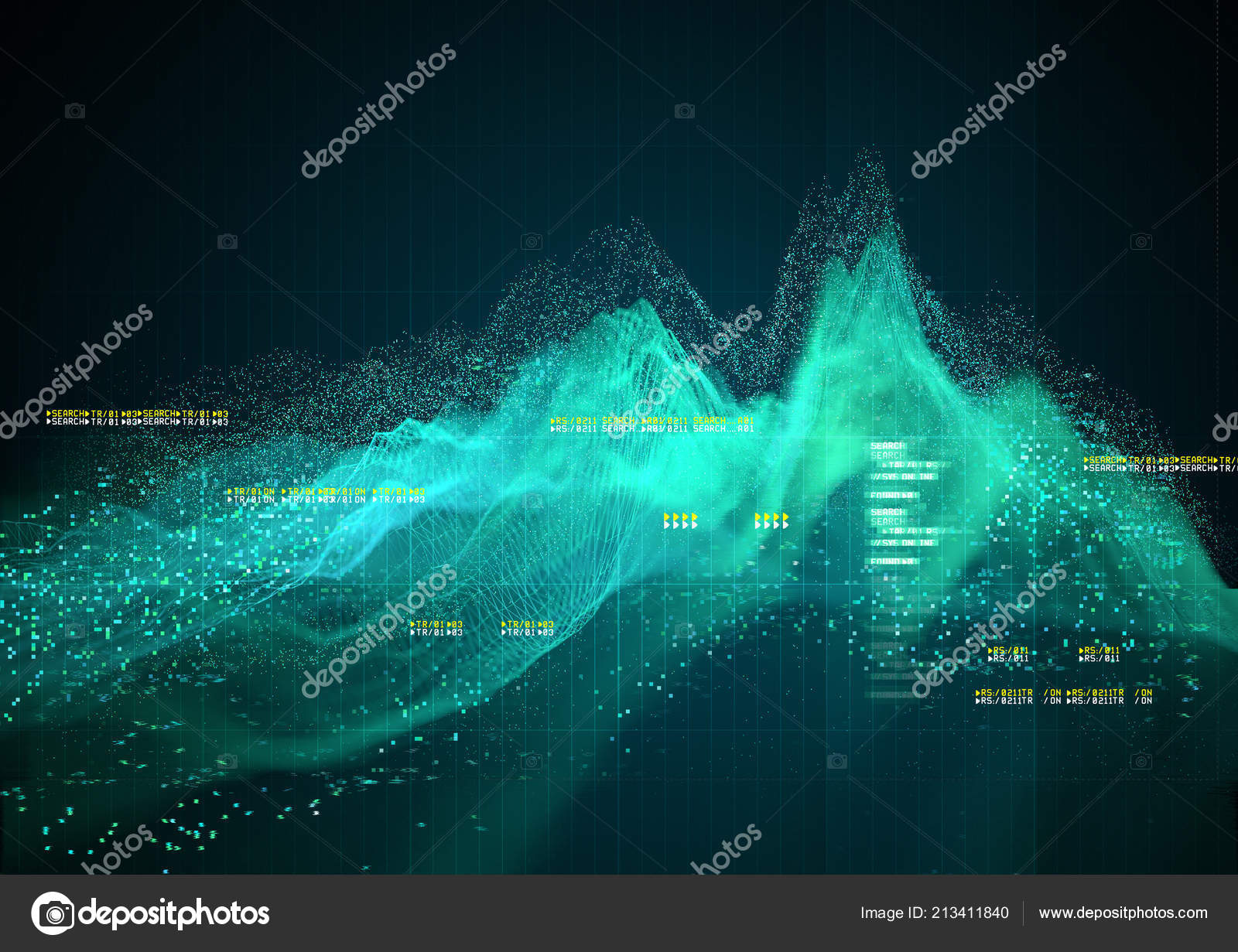 Abstract Technical Graph Background Design Illustration — Stock Photo ...