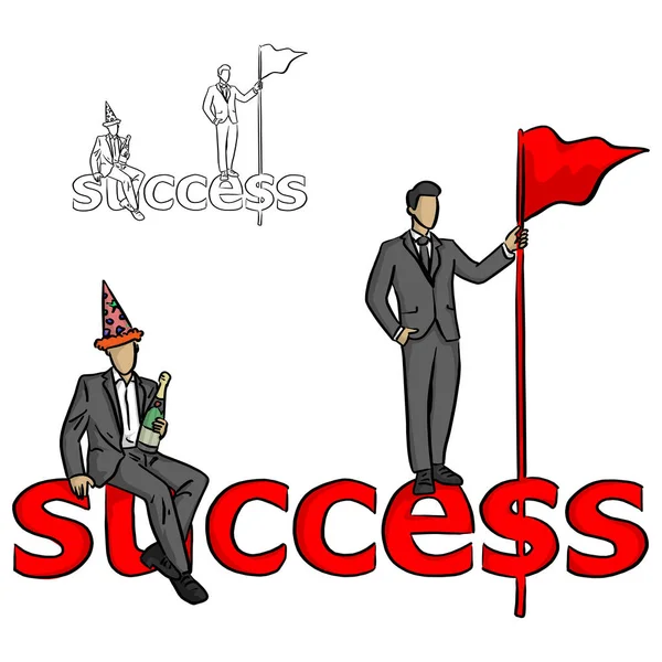 Success cartoon Stock Photos, Royalty Free Success cartoon Images ...