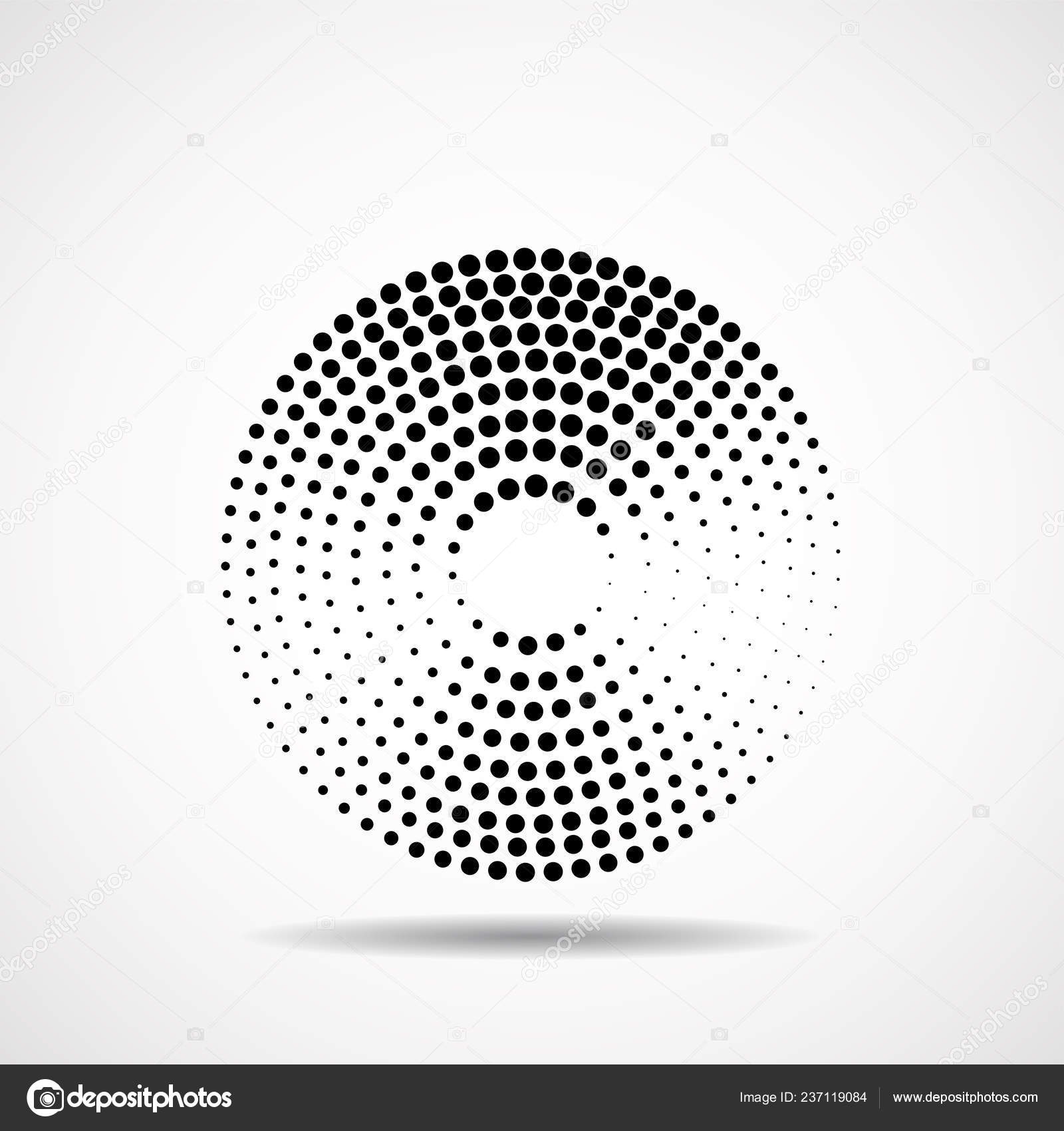 Dotted Circle Vector