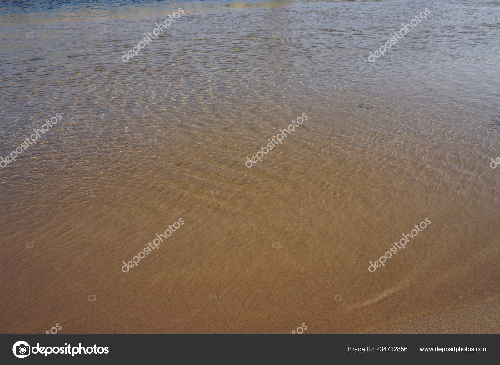 Surface Water Ripples Sand — Stock Photo © rmackayphoto #234712856