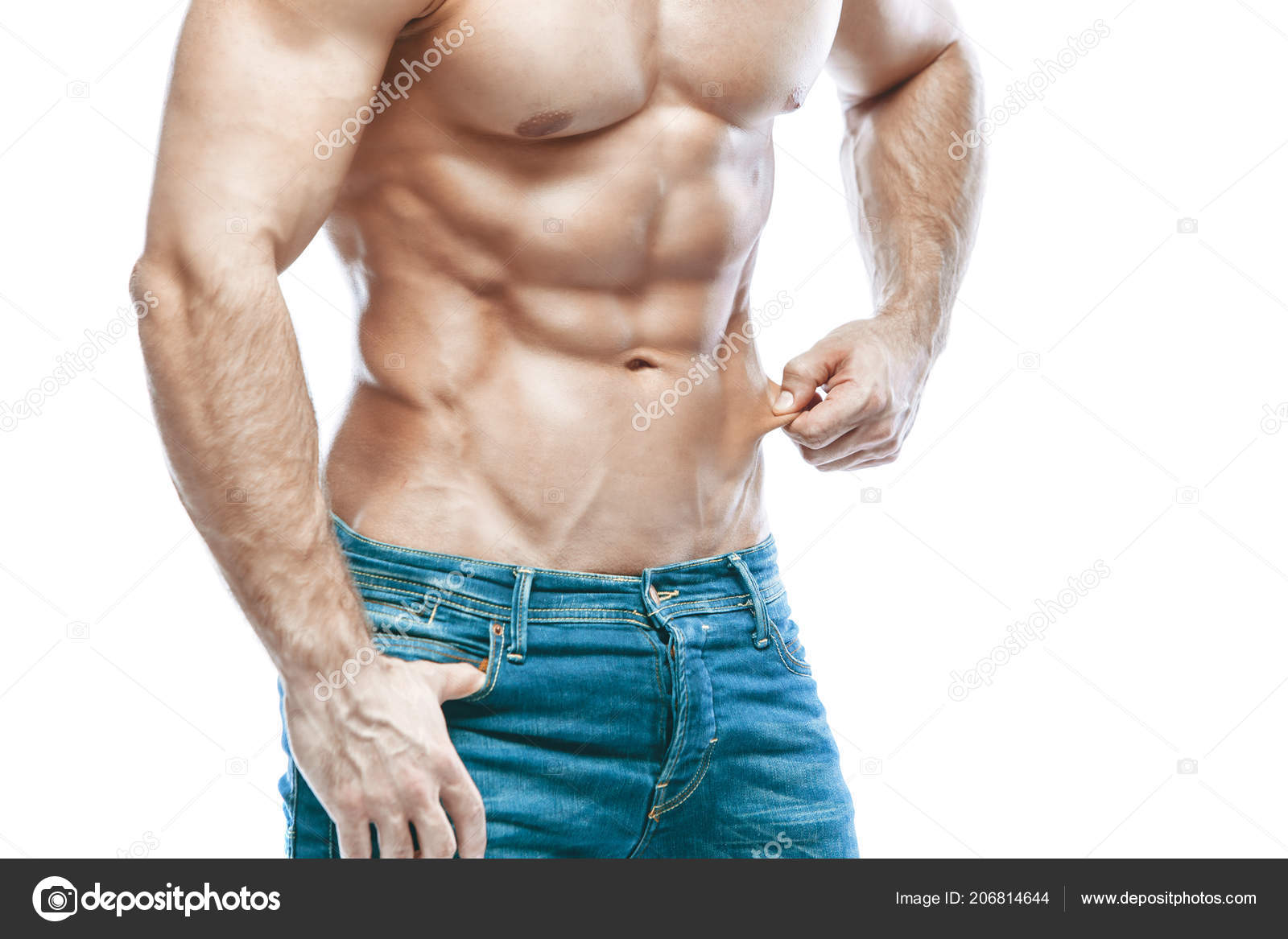 Bodybuilder posing. Beautiful sporty guy male power. Fitness muscled in ...