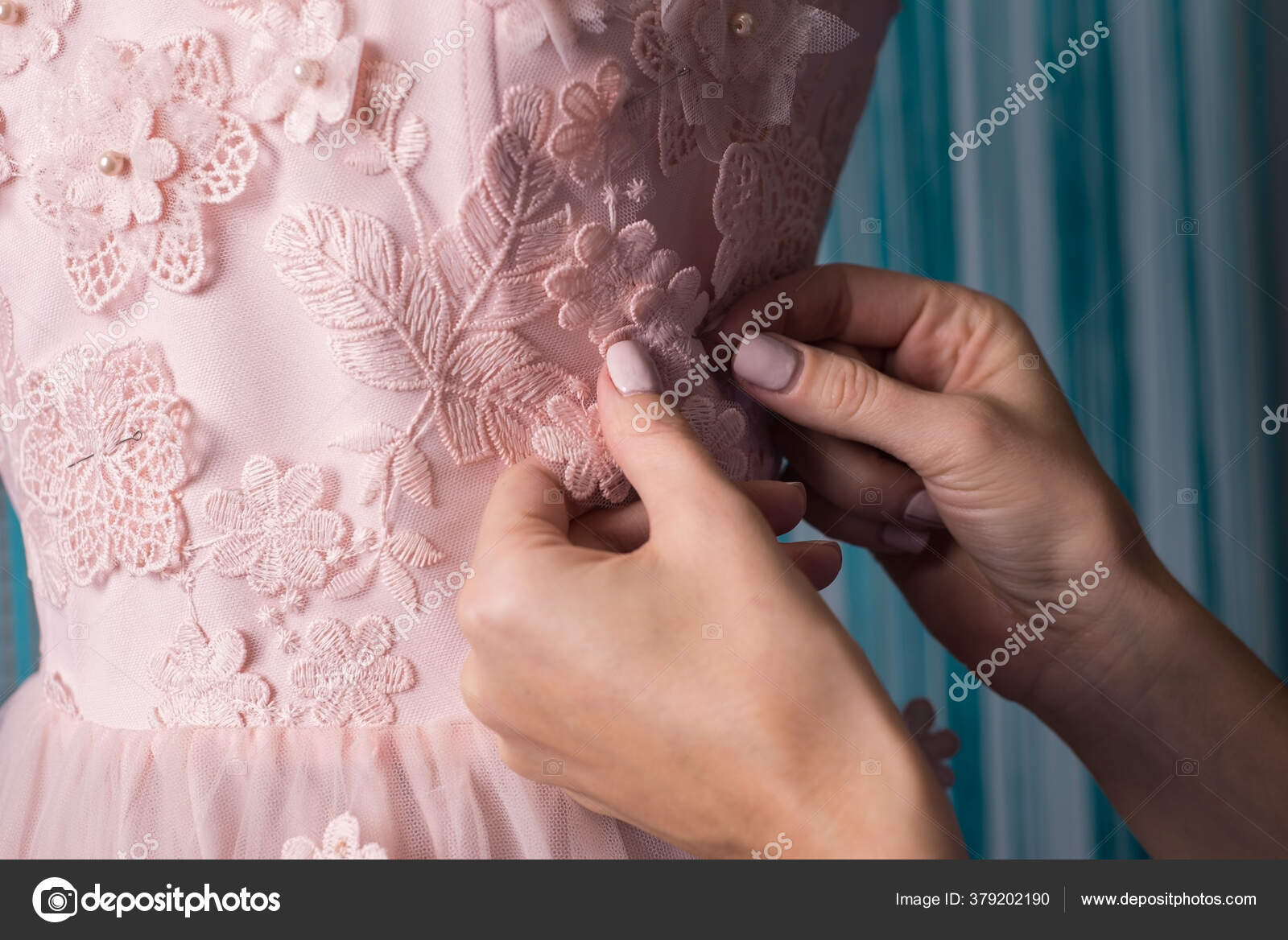 Process Making Clothes Professional Designer Handmade Craftsman Sews ...