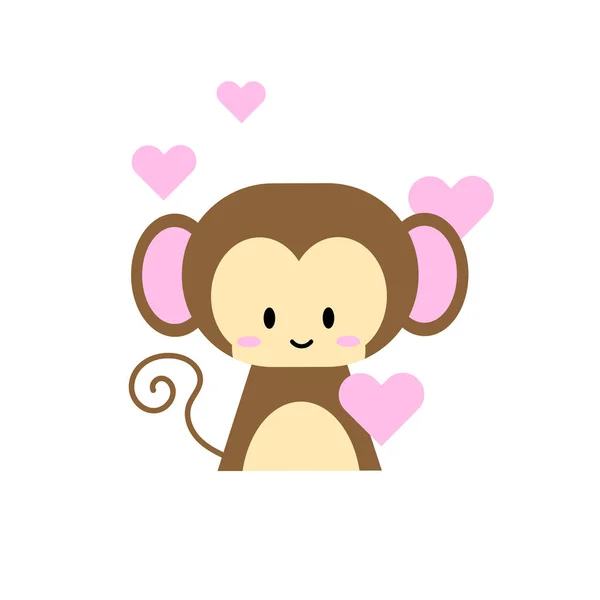 Girl Monkey Cartoon Cute