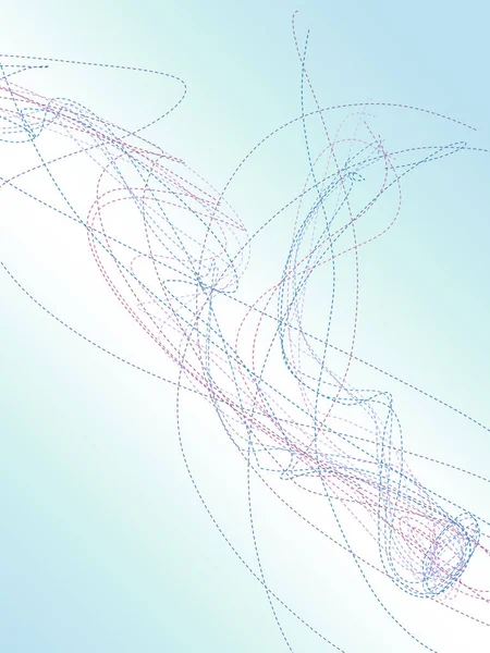 Dashed line multi colored spectrum abstract background isolated on a ...