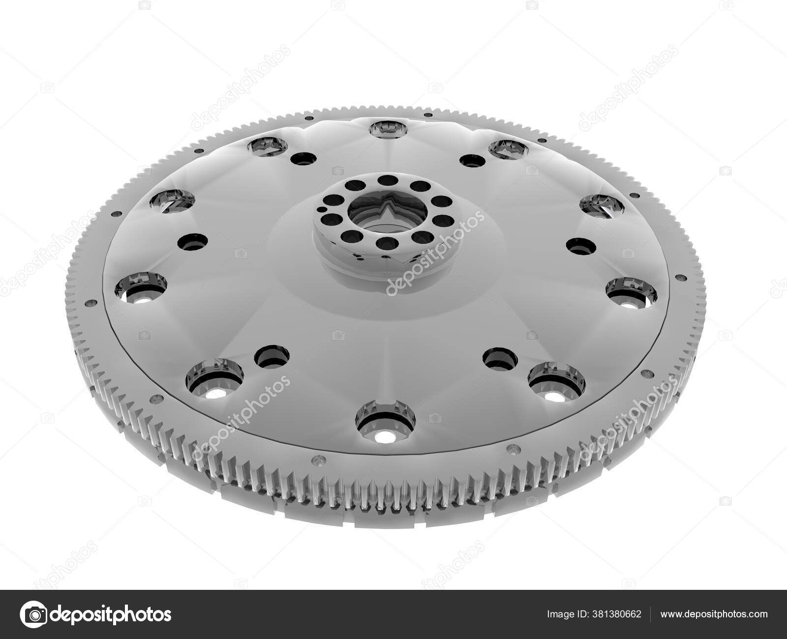 Shiny Silver Metallic Gears — Stock Photo © dr.lange.unitybox.de #381380662
