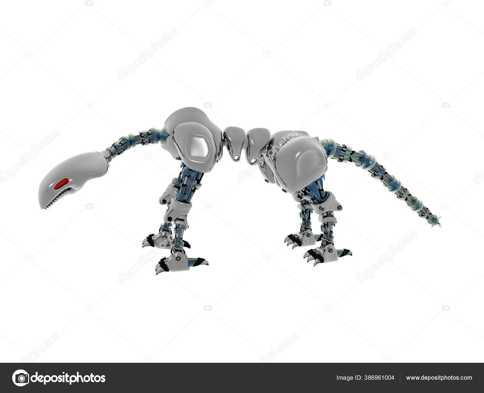 Steel Robot Dog Security Guard Stock Photo by ©dr.lange.unitybox.de ...