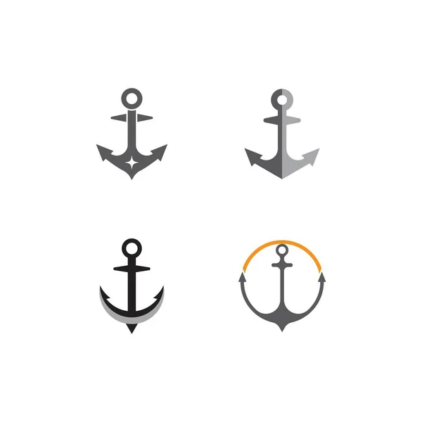 Anchor symbols imágenes de stock de arte vectorial | Depositphotos