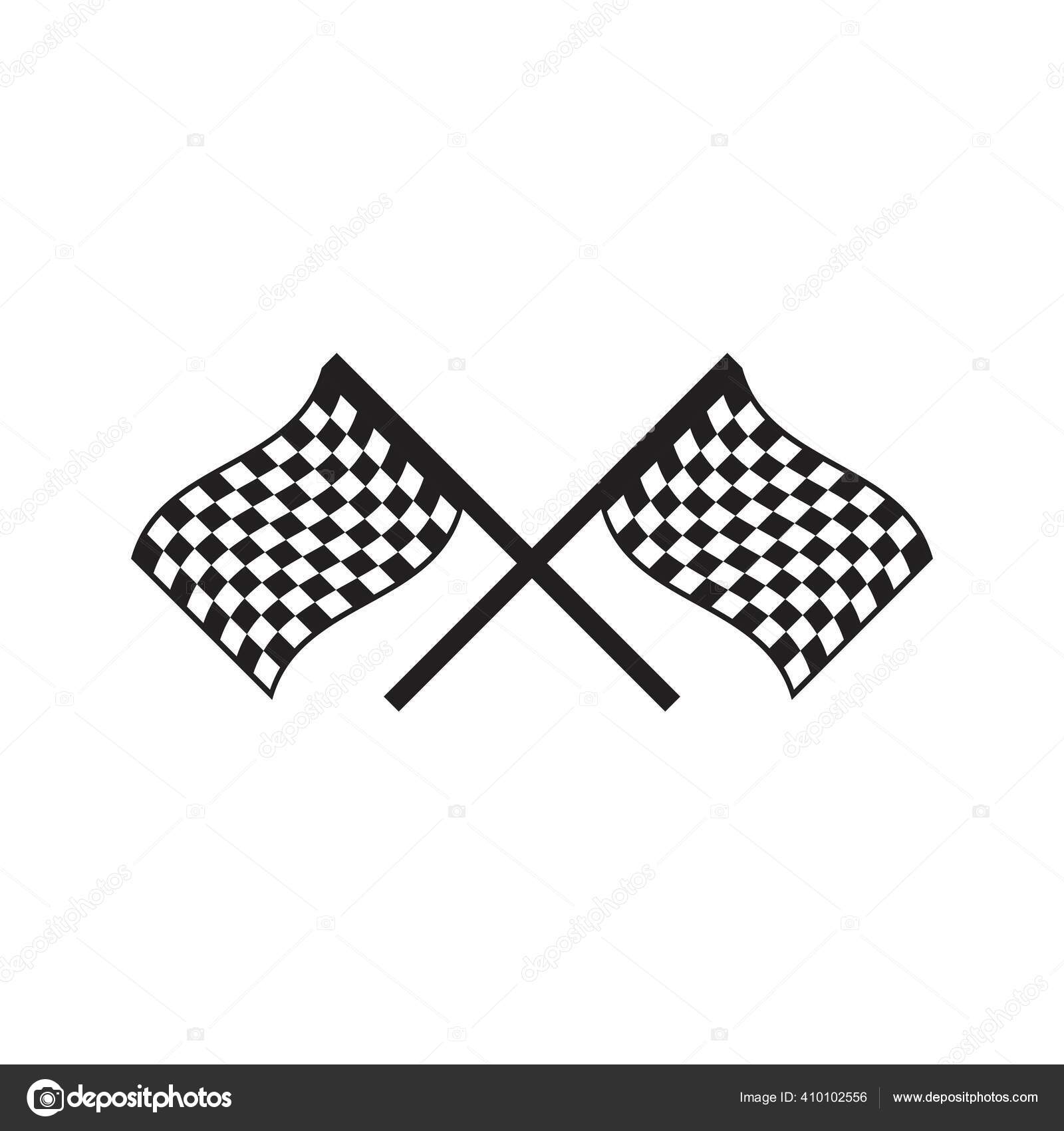 Race Flag Logo Vector Template Illustration Stock Vector by ... Race Flag Logo Vector Template Illustration Stock Vector by ...