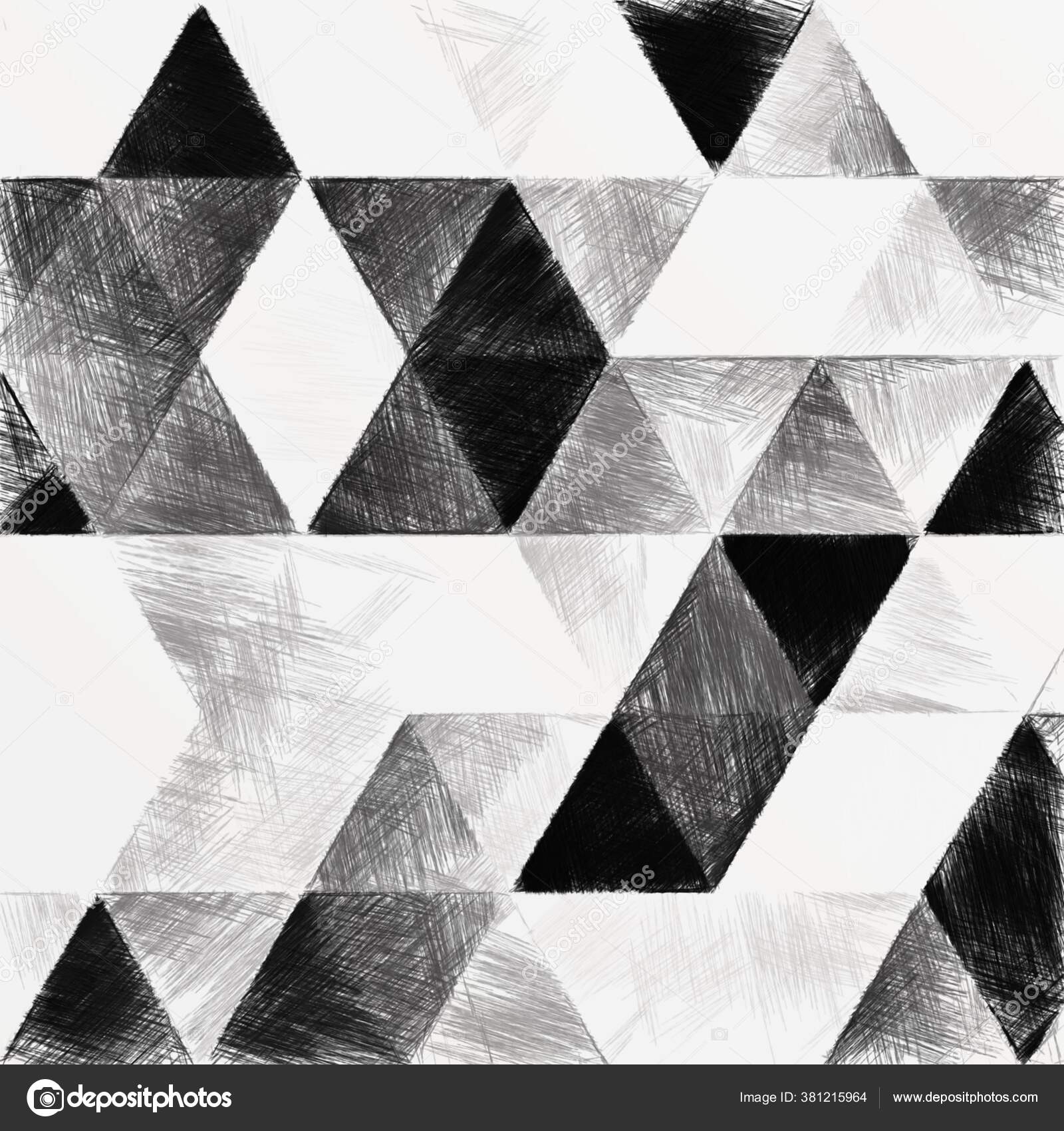 Monochrome Triangles Pattern Rough Texture Background Backdrop Texture ...