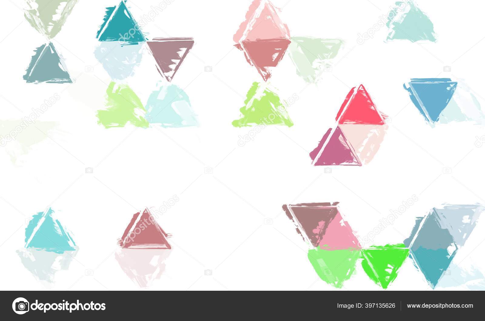 Colorful Triangles Pattern Rough Texture Background Background Texture ...