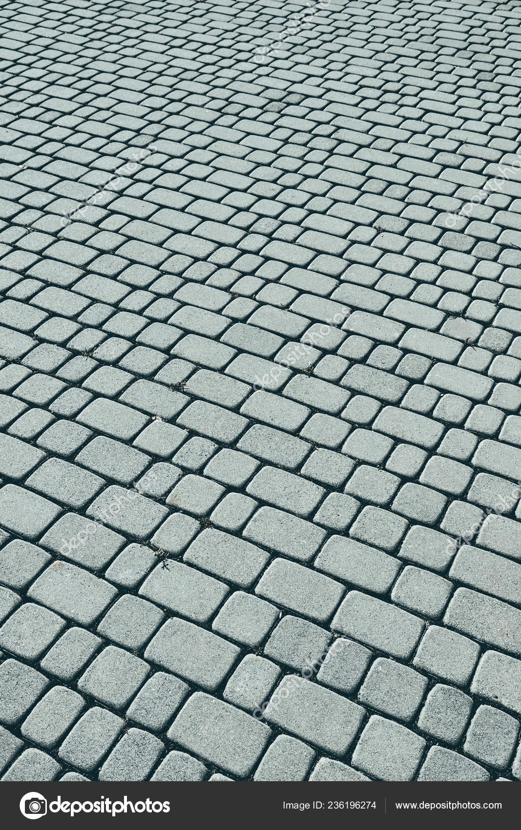 Cobblestone Background Focus Front Color Toning Applied Stock Photo by ...