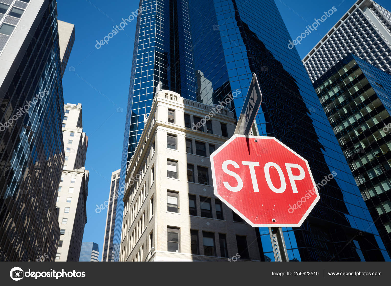 Stop sign on a street of New York City. — Stock Photo © MaciejBledowski ...