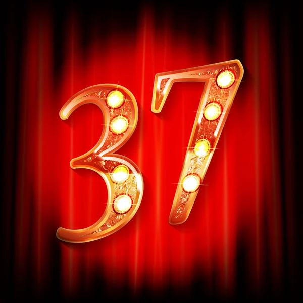 51 37th birthday logo Vector Images | Depositphotos