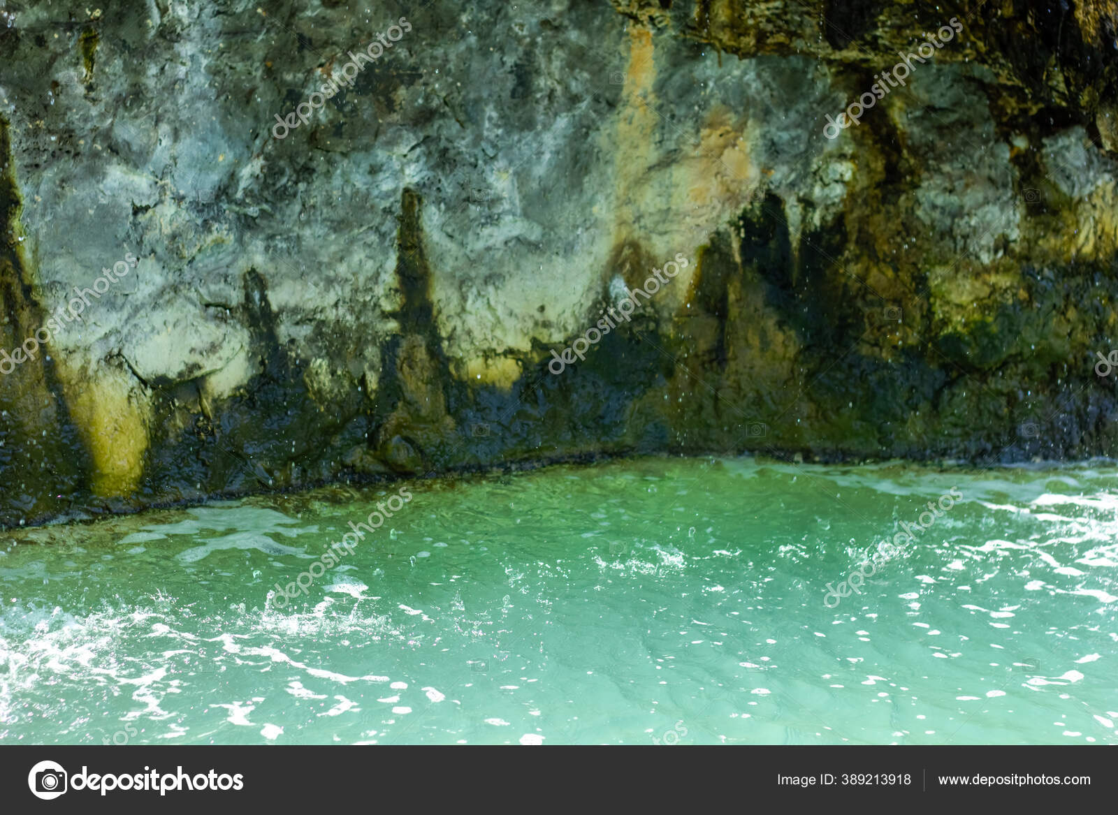 Mineral Water Flowing Rocks — Stock Photo © gegham-aper.yandex.ru ...