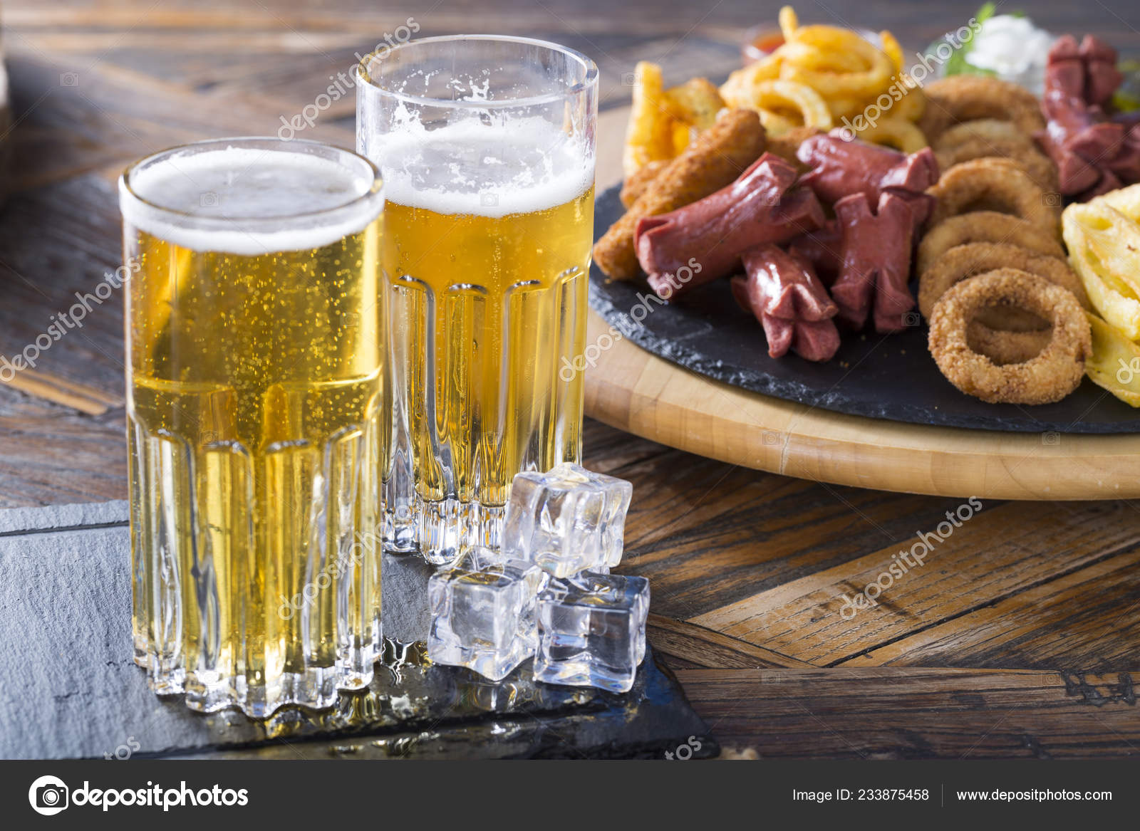 Close View Arranged Beer Snacks Stock Photo by ©nadirkeklik 233875458