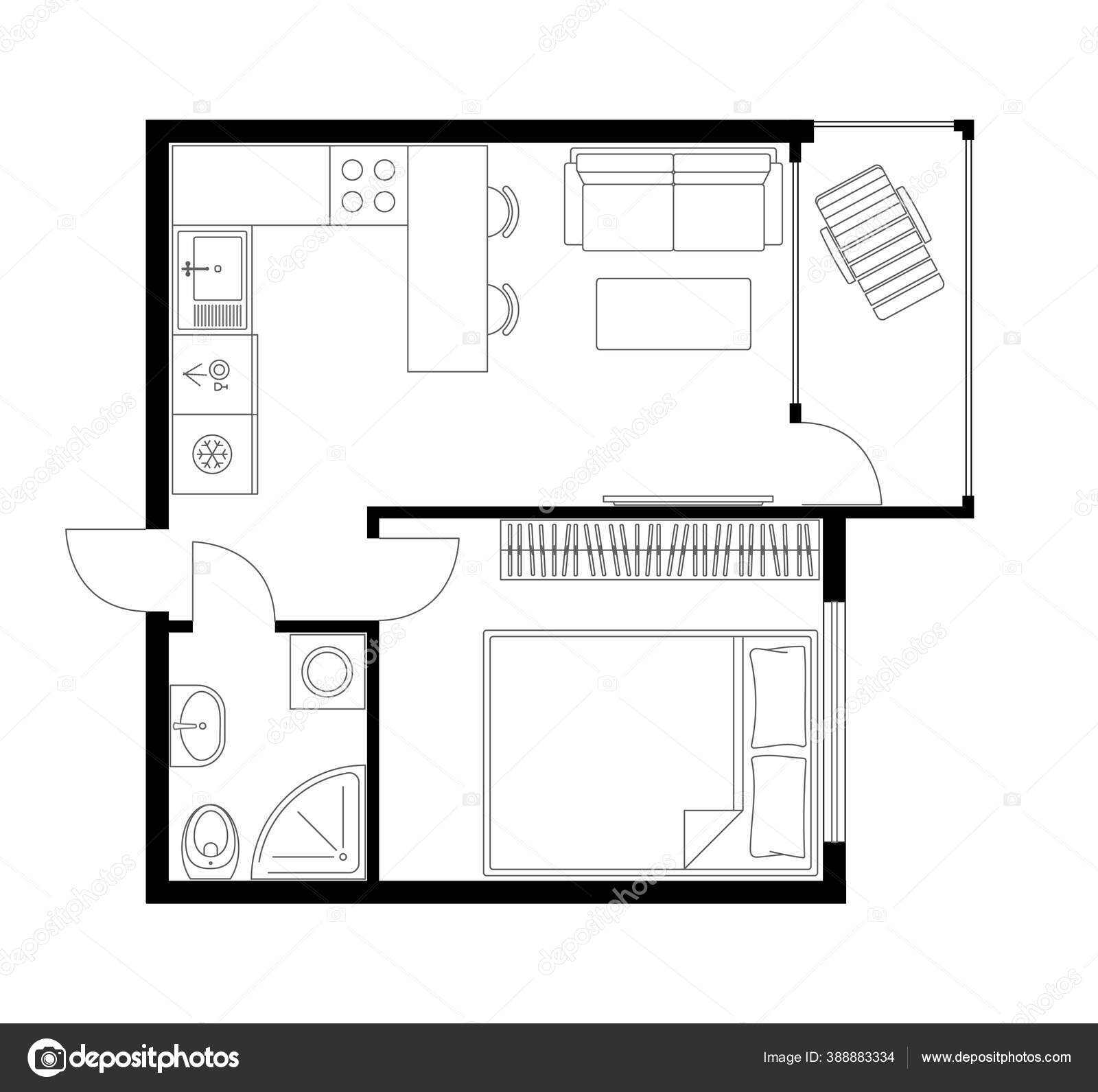 Set Design Floor Plan Sketches