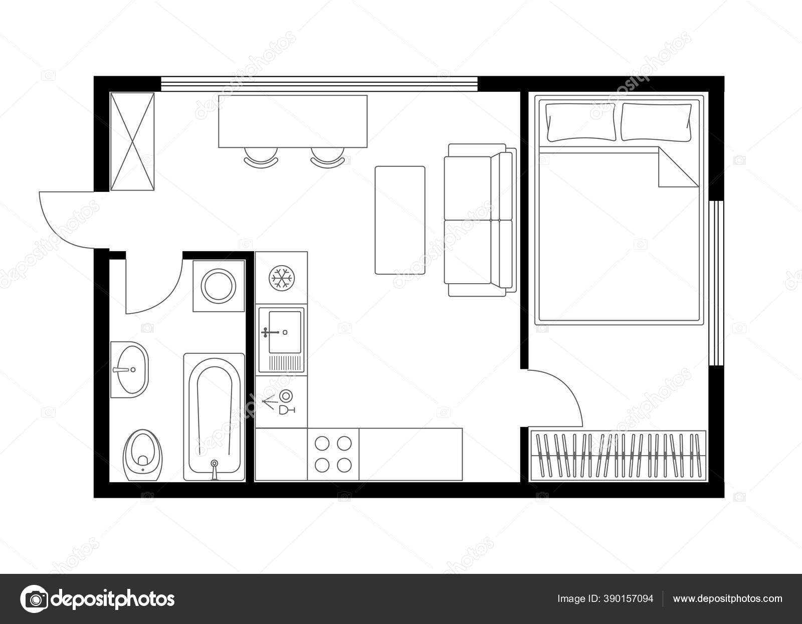 Art Studio Furniture Layout Floor Plan