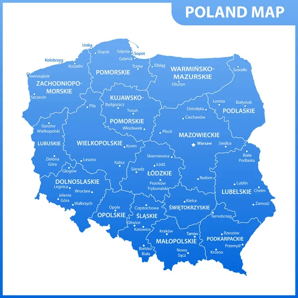 Grafika wektorowa Mapa polski miasta, obrazy wektorowe | Depositphotos
