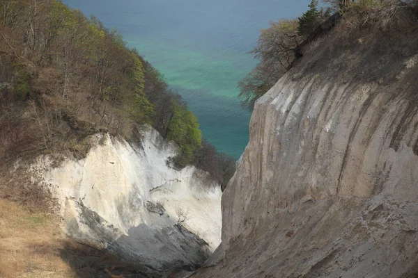 Moens Klint High Limestone Cliff East Coast Denmark Stock Photo by ...