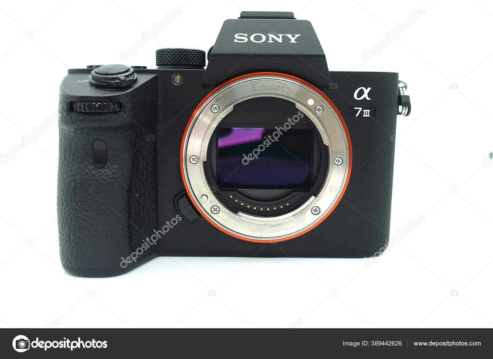 Sony Mark Iii Isolated White Background 2018 Mirrorless Camera Year ...