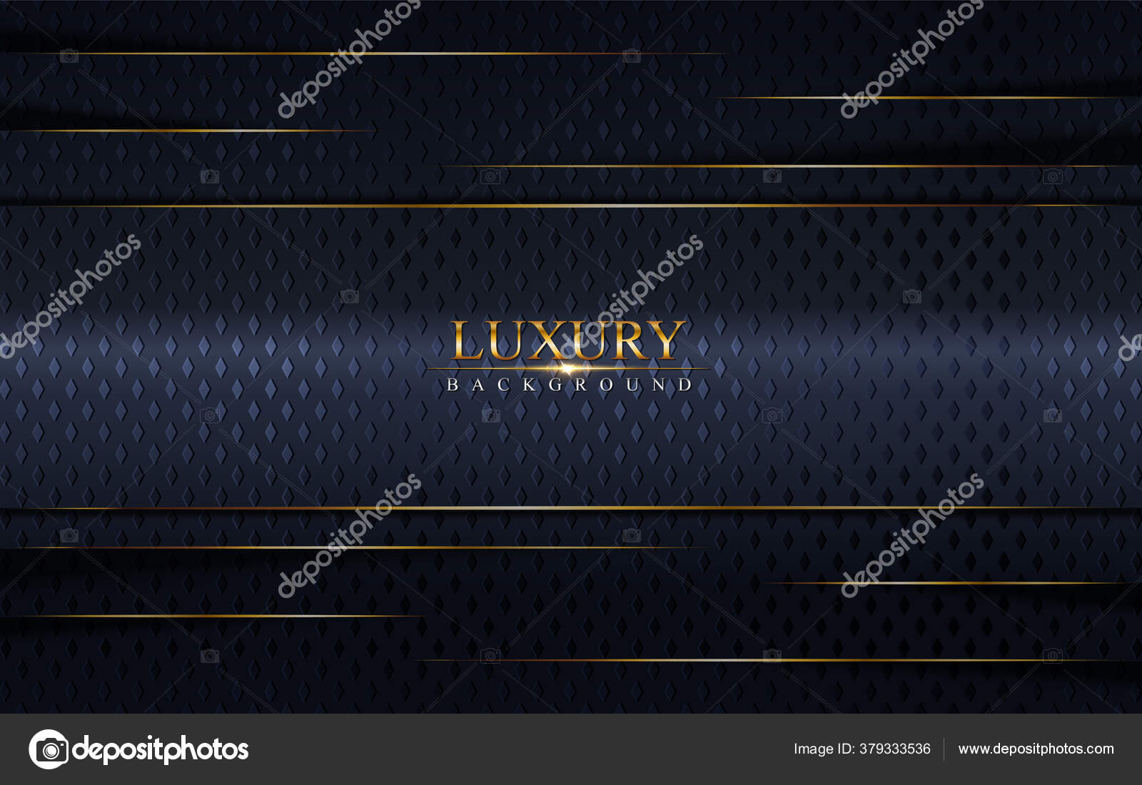 Abstract Luxury Navy Background Design Golden Lines Vector Graphic ...