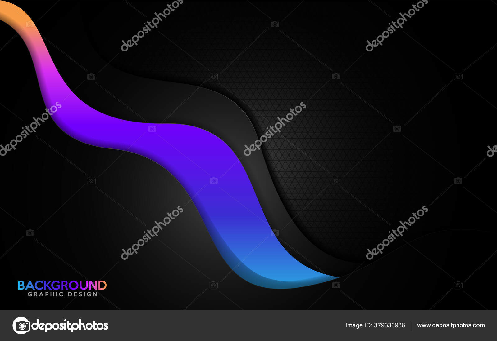 Modern Black Colorful Gradient Futuristic Background Design Vector ...