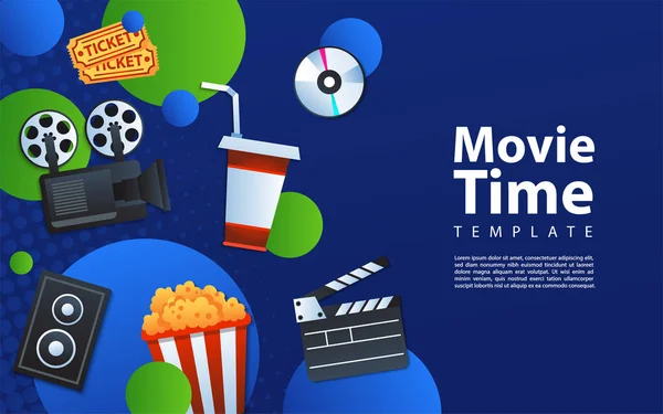 Movie theme background Vector Art Stock Images | Depositphotos