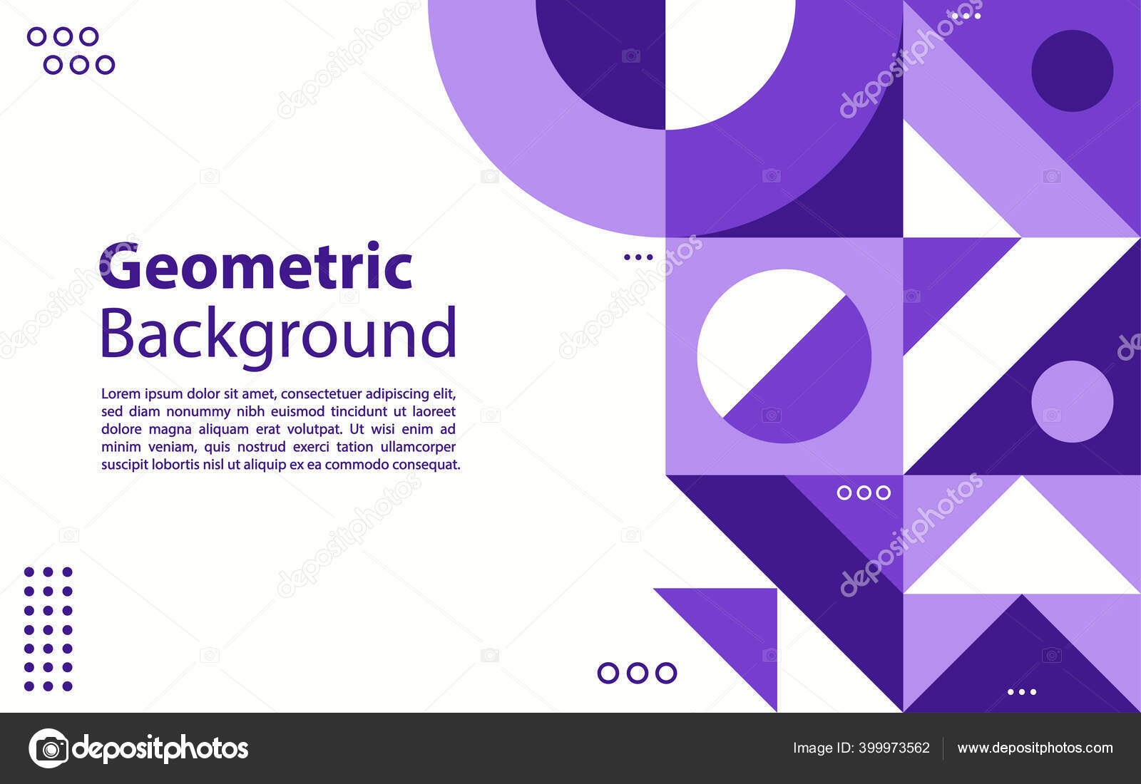 Geometric Background Simple Shapes Trendy Gradients Graphic Design ...