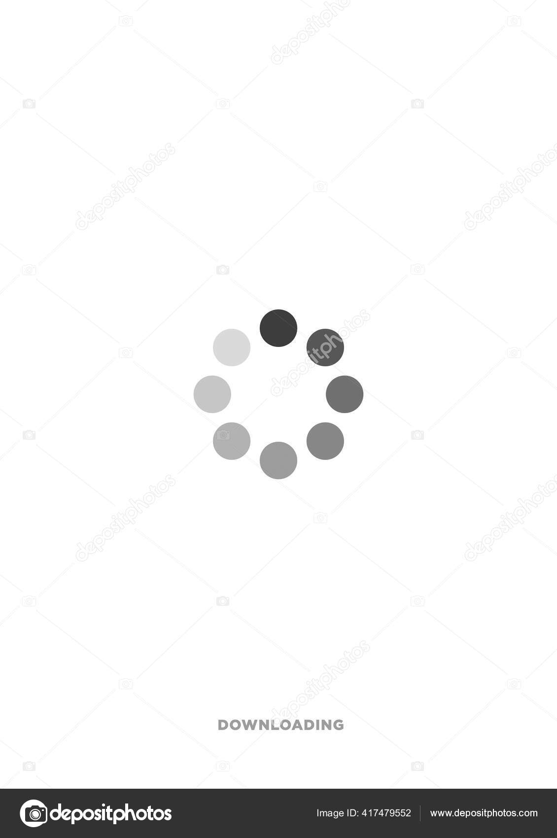 Internet Loading Icon Motion White Background — Stock Photo © GOOOVER ...