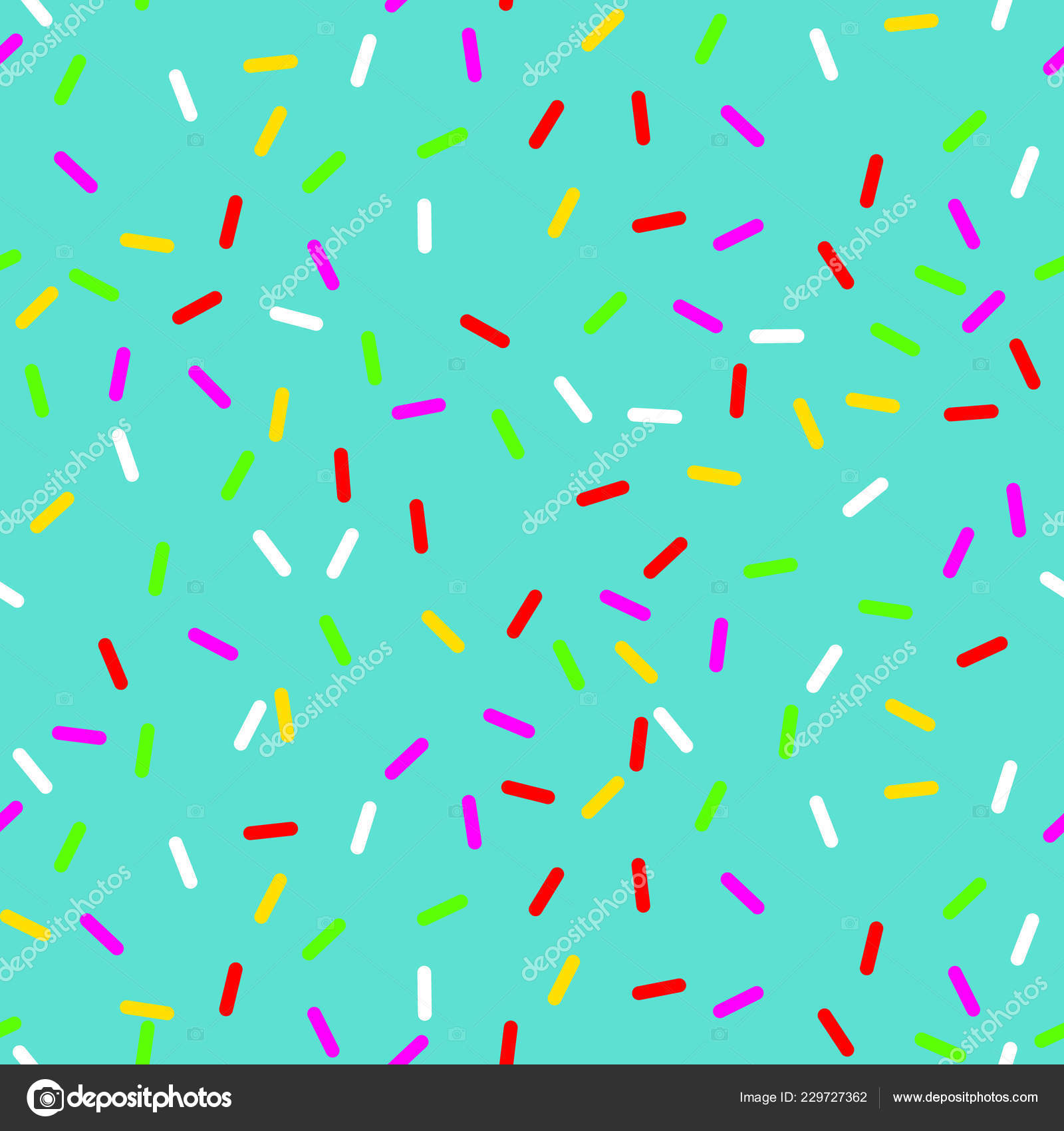 Vector Seamless Background Blue Donut Glaze Decorative Bright Sprinkles ... Vector Seamless Background Blue Donut Glaze Decorative Bright Sprinkles ...