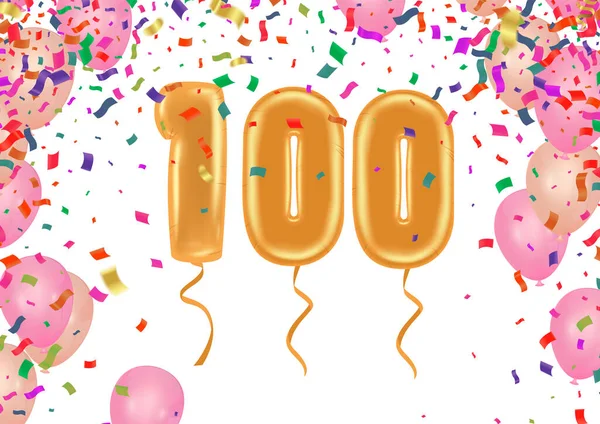 100 geburtstag Stock-Vektorbilder | Depositphotos