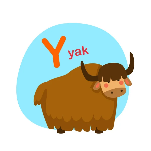 Alphabet Letter y-yak vector illustration Stock Vector by ©jehsomwang ...