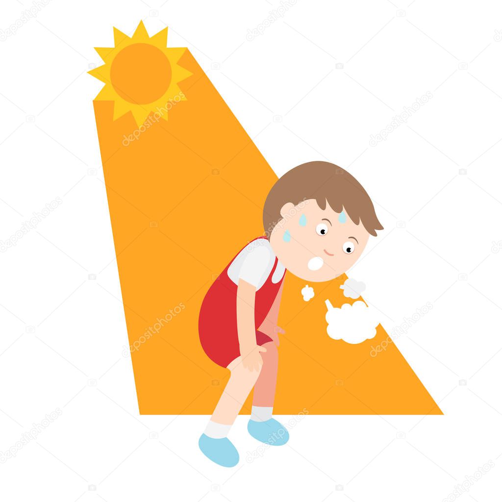 Carrera de calor, ilustración vectorial. 2023