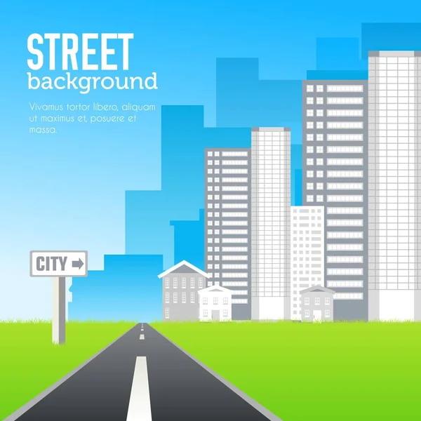 City street background Vector Art Stock Images | Depositphotos