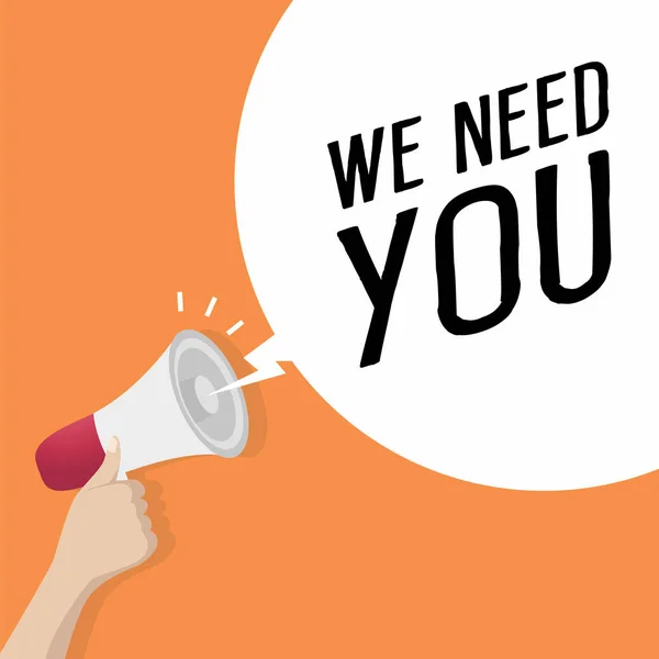We need you Vector Art Stock Images | Depositphotos