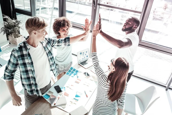 Happy office workers Stock Photos, Royalty Free Happy office workers ...